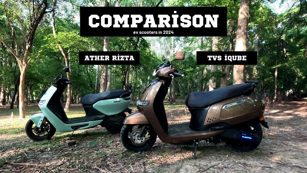 Ather Rizta z Vs Tvs Iqube Detail Comparison Review - YouTube