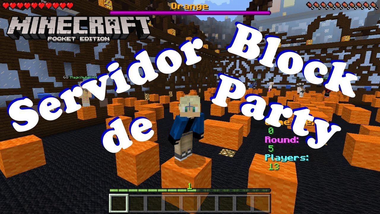 Servidor de block party para mcpe 1.1.3.1 (Minecraft Pocket Edition ...