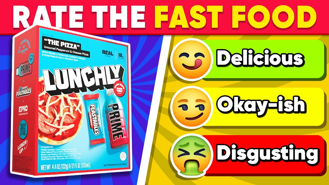 Rate Popular Fast Food & Snacks Challenge 🍔🍟 Ultimate Snack Tier List ...