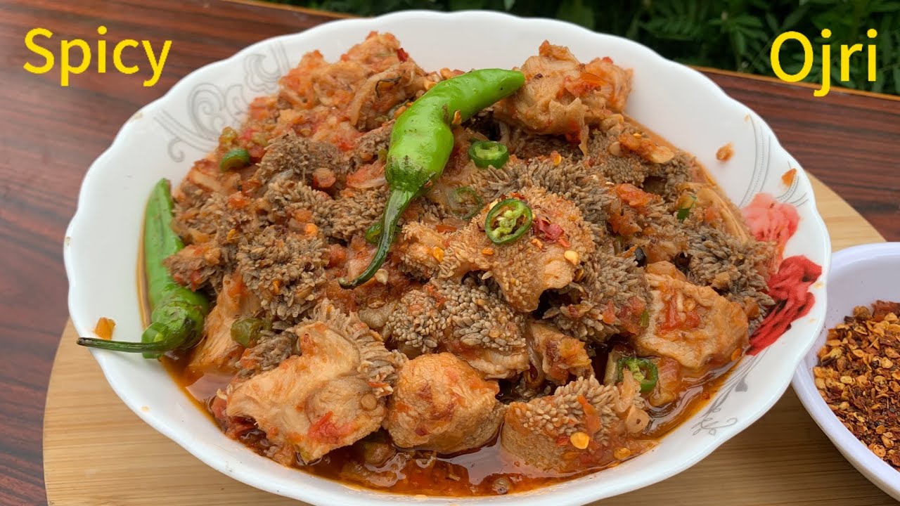 Spicy Ojri Ki Recipe | Ojri Bannane Ka Asan aur mazedar tarika | Ojri ...