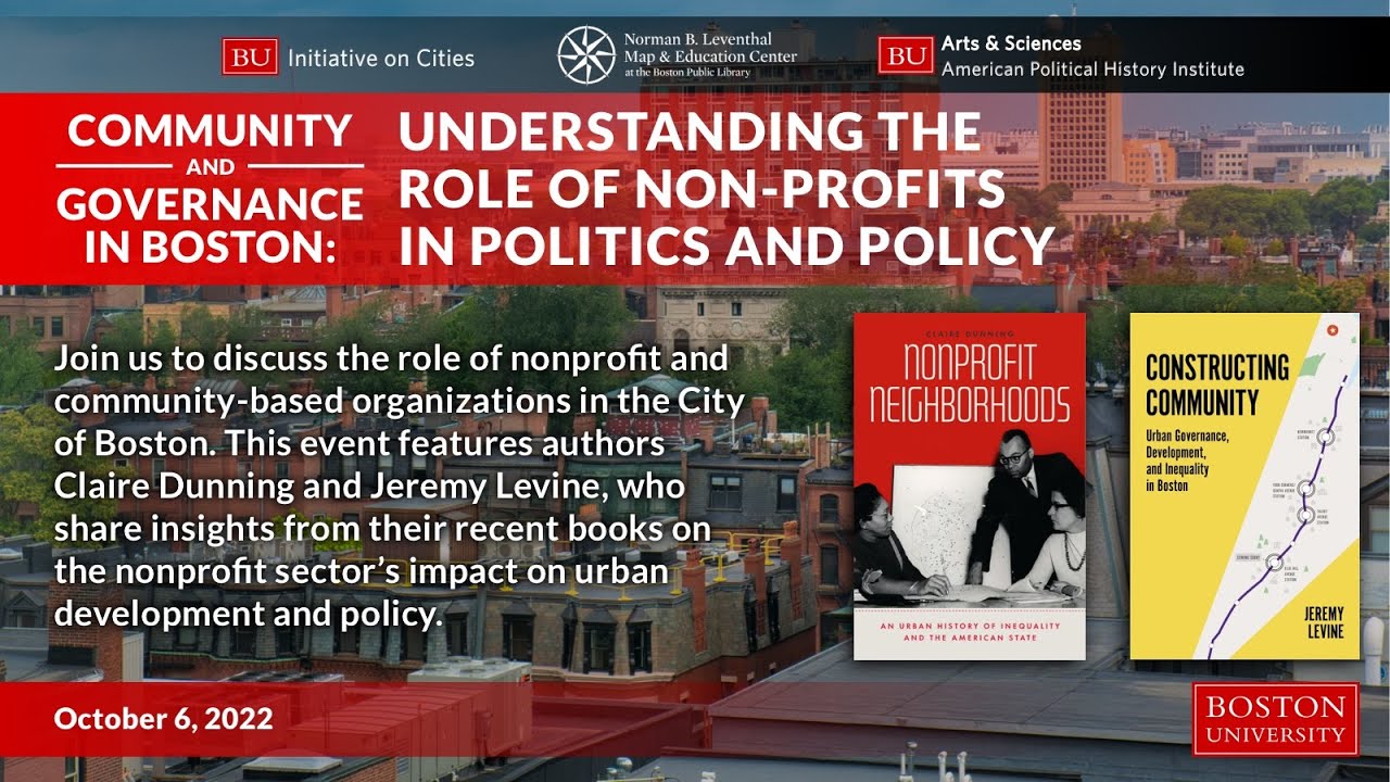 Community and Governance in Boston: Understanding the Role of Non ...
