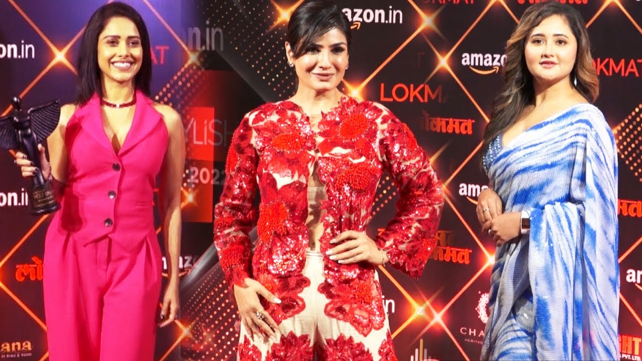 Raveena Tandon, Rashmi Desai & Nushrratt Bharuccha At Stylish Awards ...