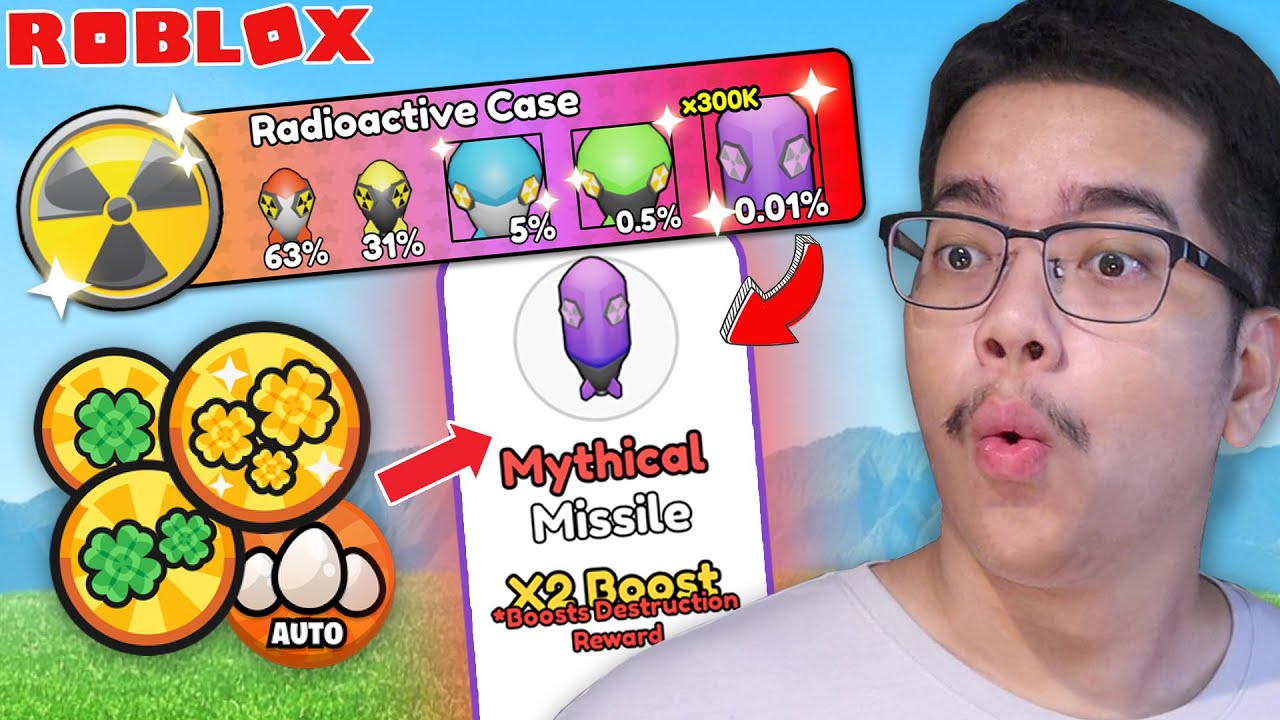 ซื้อเกมพาสโชคดีทั้งหมดจนเปิดได้มิสไซล์ 0.01% ! Missile Simulator ...