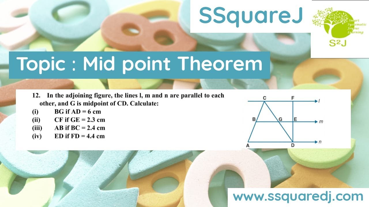RS Aggarwal Question 12 || Mid Point Theorem || Class 9 - YouTube