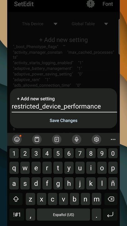 Boost Android with Restricted Performance Off #setedit #setedittweaks #boostperformance #android ...