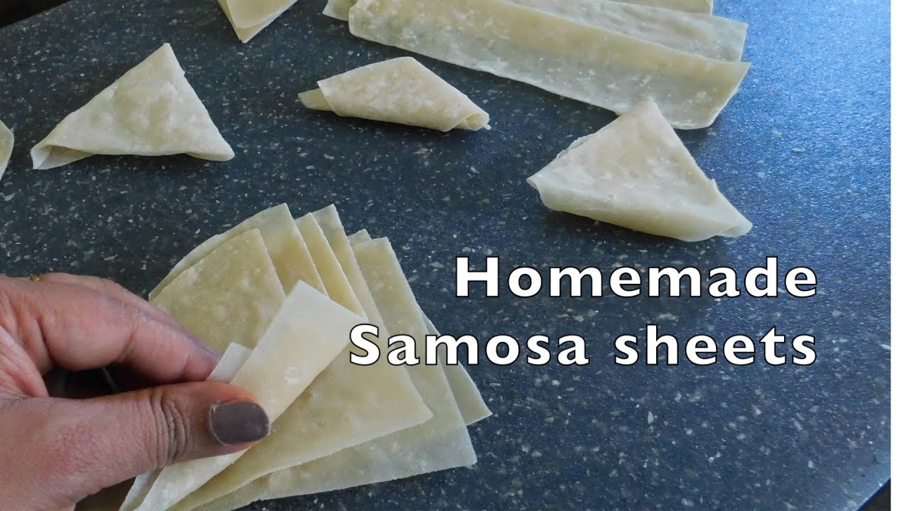 Homemade Samosa Sheets || Springroll sheets || w English subtitles ...