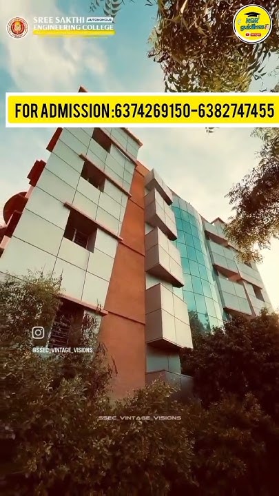 Sri Shakti Engineering College Coimbatore For Admission 6374269150 - YouTube