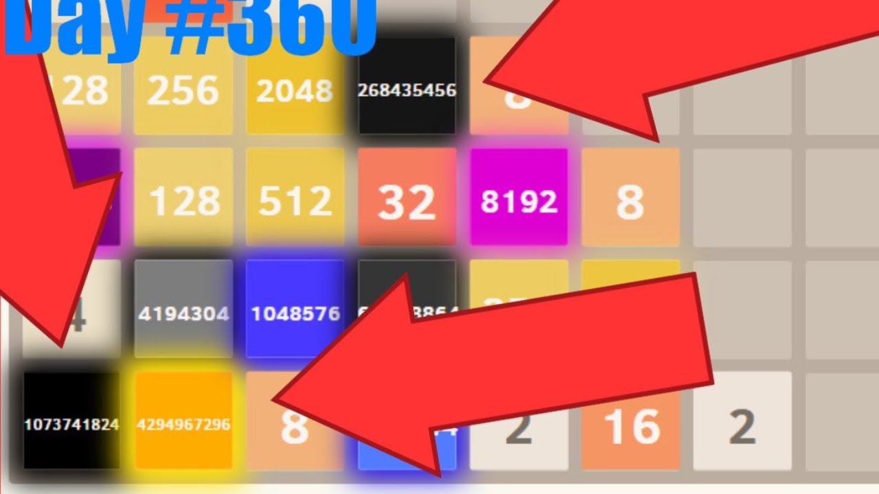 PLAYING 2048 with 7x7 - YouTube