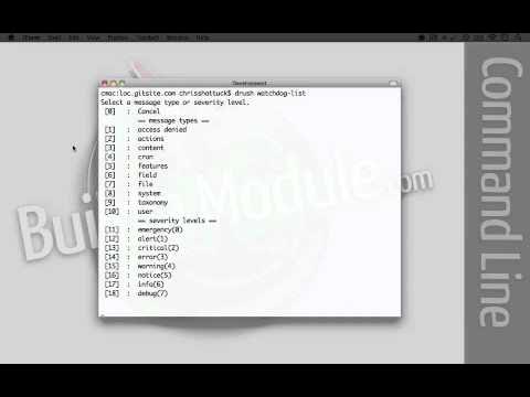 119. How to review and filter Watchdog log messages with Drush (a Drupal how-to) - YouTube