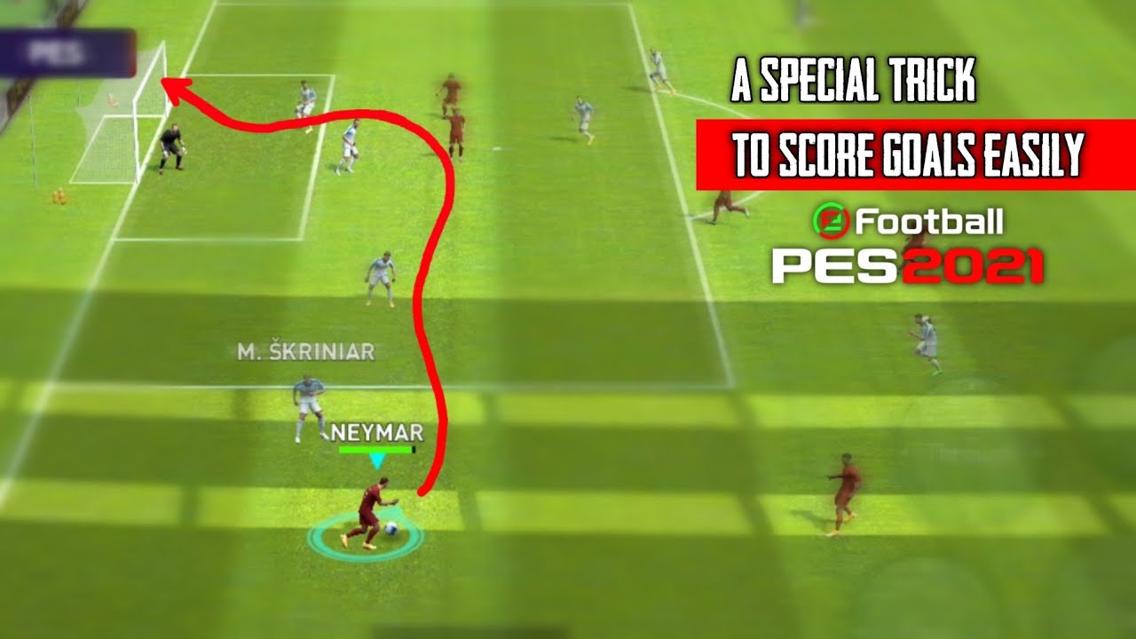 How To Score Goals Easily From Every Shot In Pes 2021 Mobile - YouTube