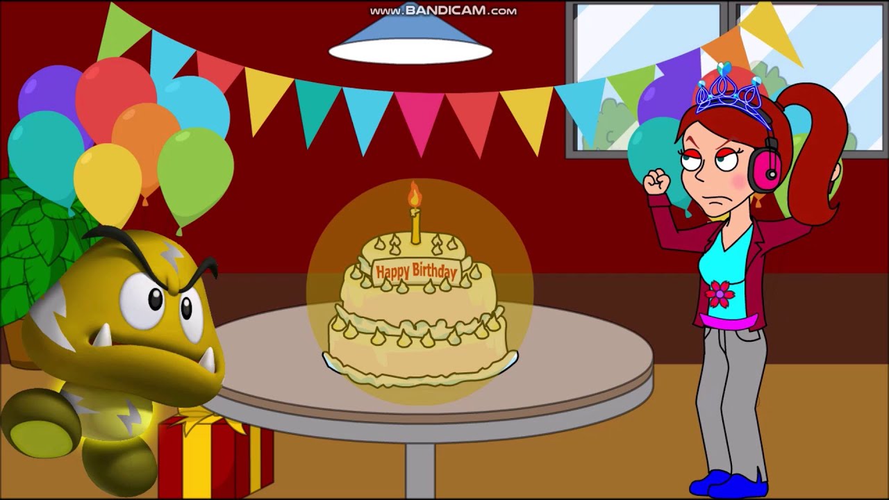 Voloomba Electrocutes Valerie Osaki's Birthday Cake/Grounded - YouTube