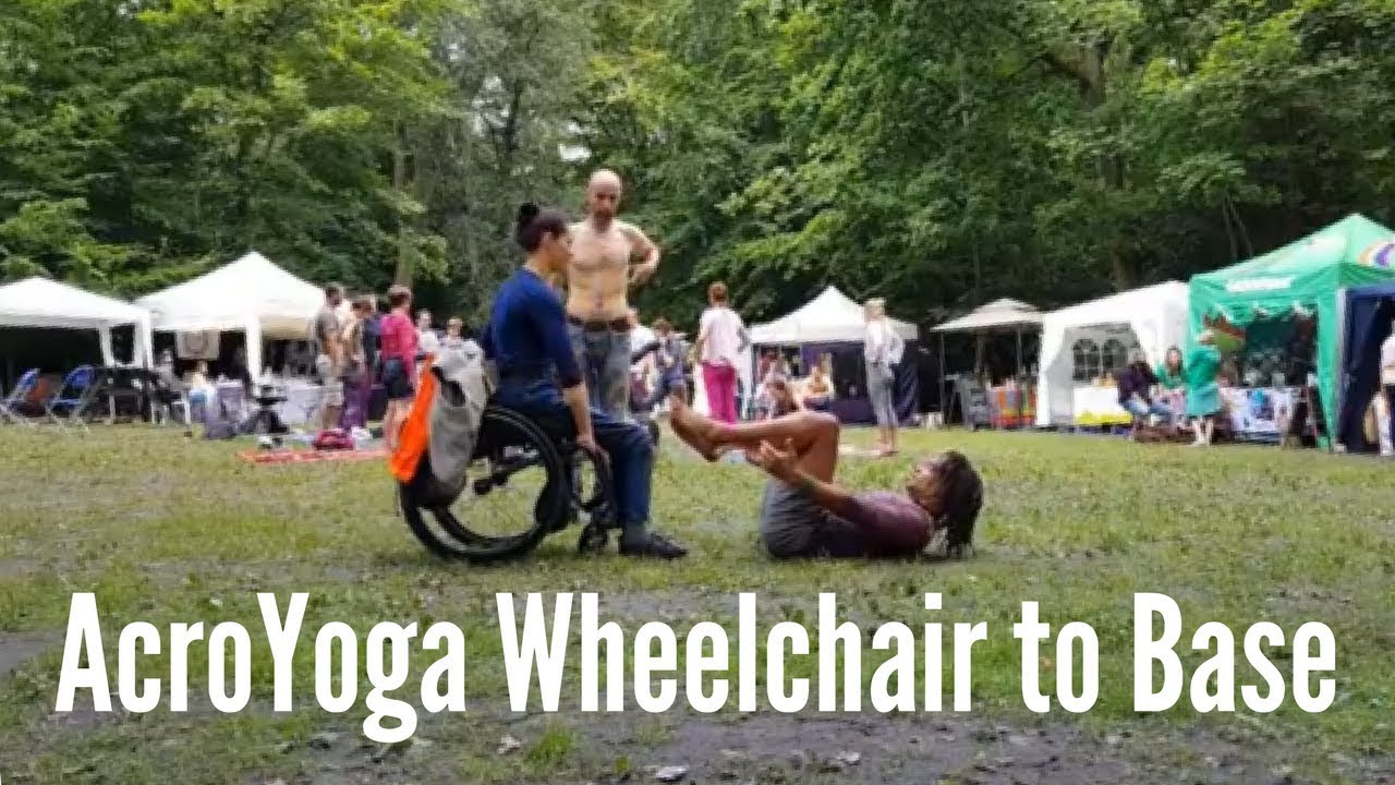 AcroYoga Wheelchair to Base Transition (not a tutorial) - YouTube