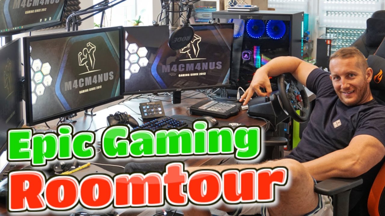 Mein Epic GAMING ROOM - Gesamtes EQUIPMENT und Boostboxx PC - M4cM4nus ...