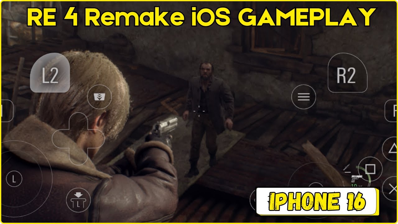 Resident Evil 4 iOS Gameplay | iPhone 16 - YouTube