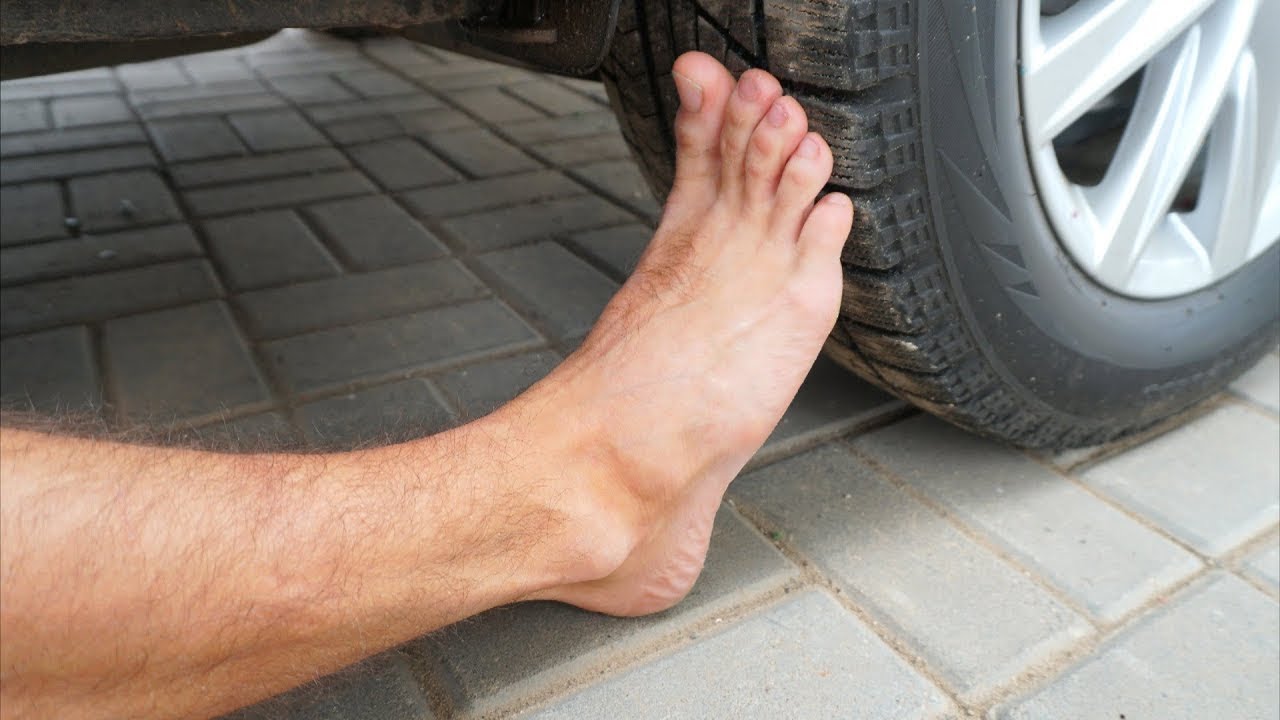EXPERIMENT: Car vs Plastic Foot Crushing Crunchy & Soft Things by Car ...