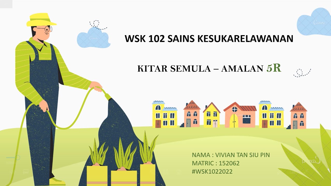 Kitar Semula - Amalan 5R (Vivian Tan Siu Pin 152062) #WSK1022022 - YouTube