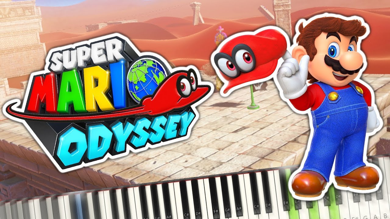 Super Mario Odyssey - Tostarena Ruins Theme Piano Tutorial Synthesia ...