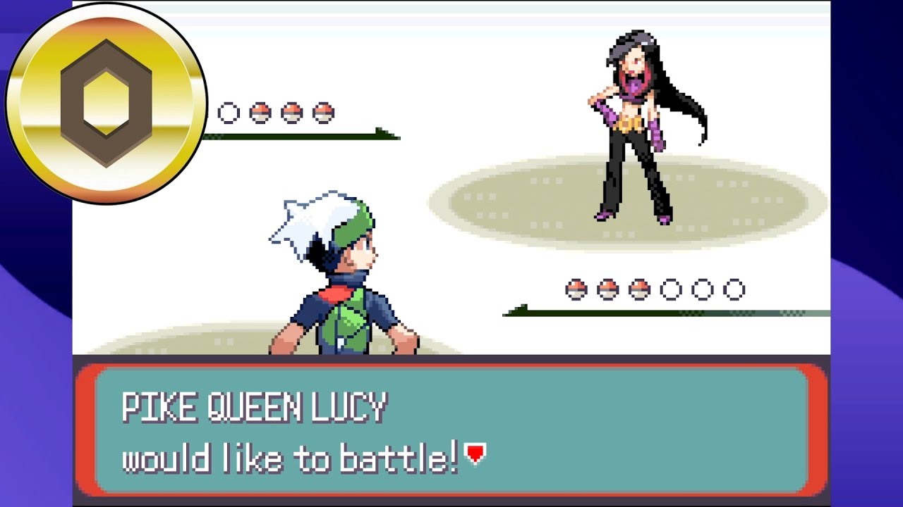 Pokemon Emerald: Pike Queen Lucy (Gold Symbol) - YouTube