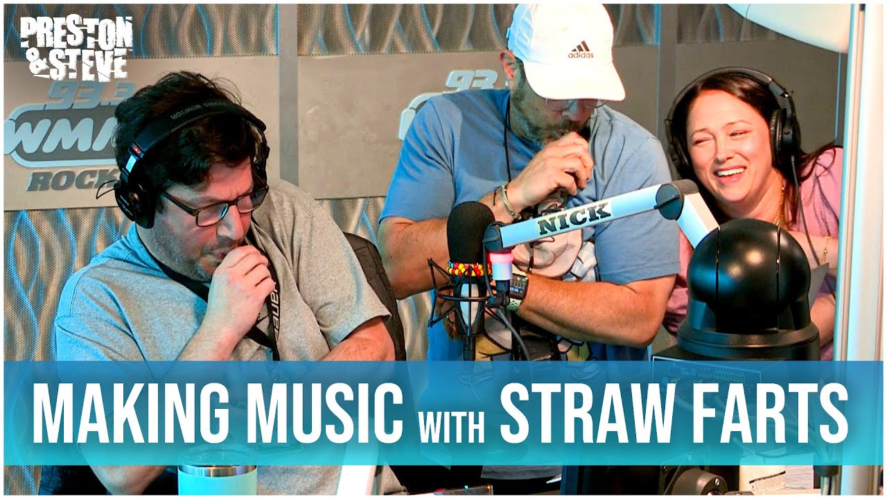 Making Music with Straw Farts | The Preston & Steve Show - YouTube