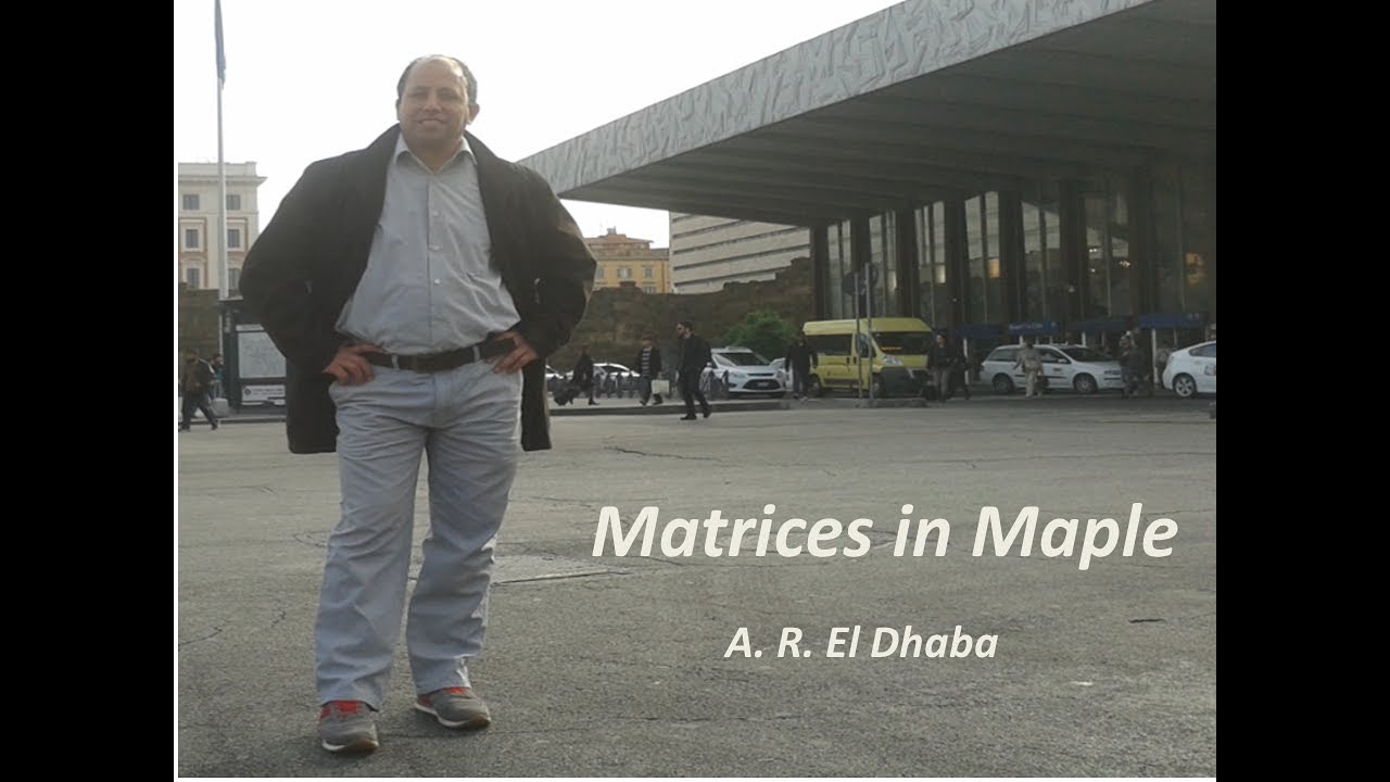 7 Matrices in Maple - YouTube