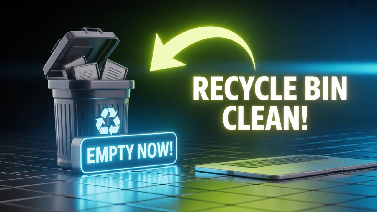 Recycle Bin Not Emptying? Try This Method - YouTube