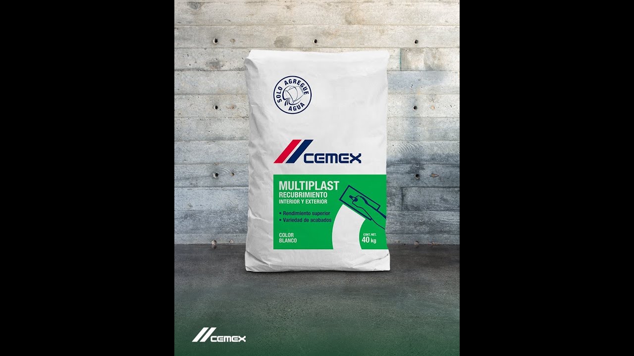 ¿Cómo hacer el acabado liso con CEMEX Multiplast? - YouTube