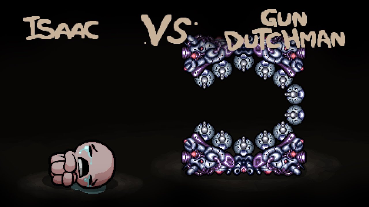 Binding of Isaac - Gun Dutchman (Purple Champion) Boss mod - YouTube