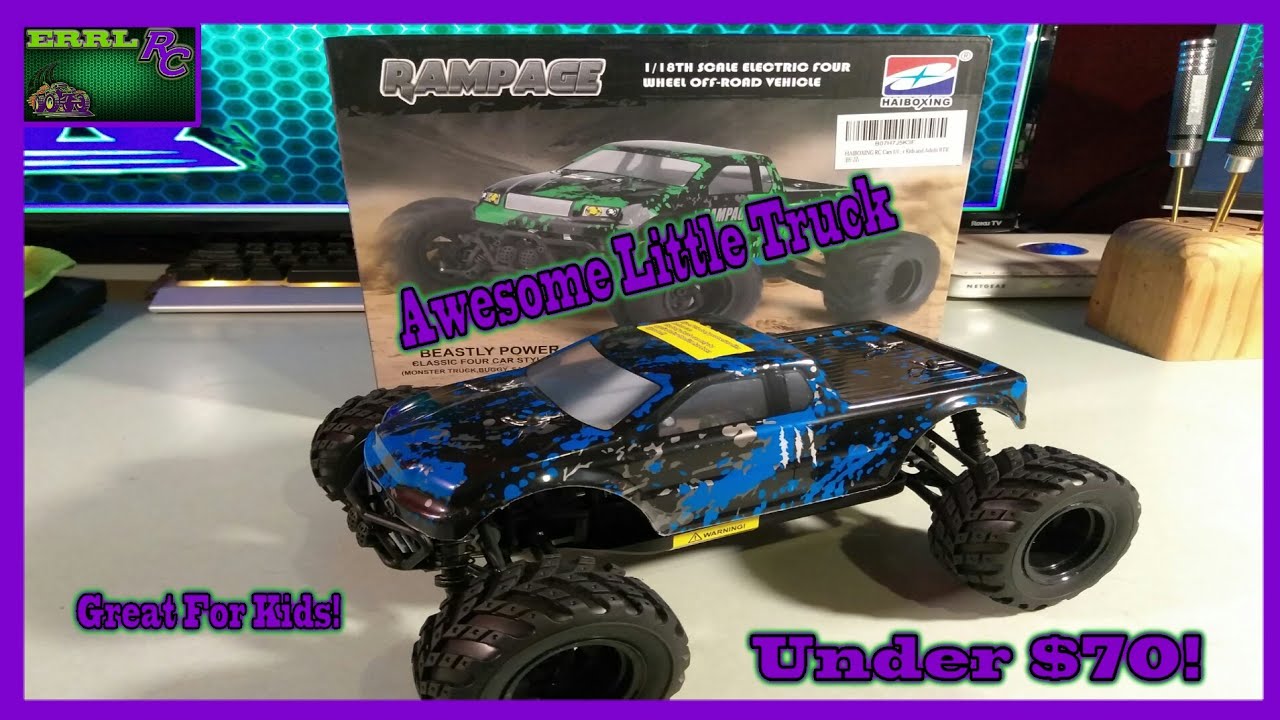 HBX Rampage 1/18 4wd Monster Truck Unboxing - YouTube