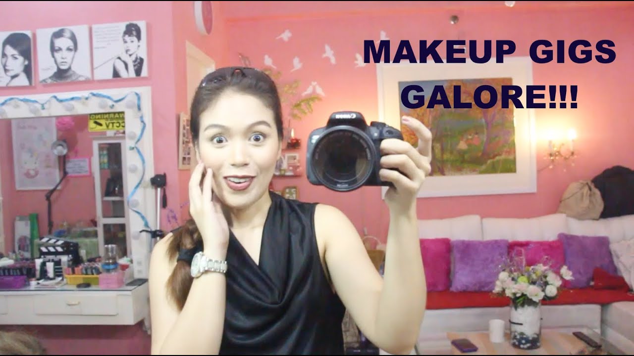 MAKEUP GIGS GALORE!!! - candyloveart - YouTube