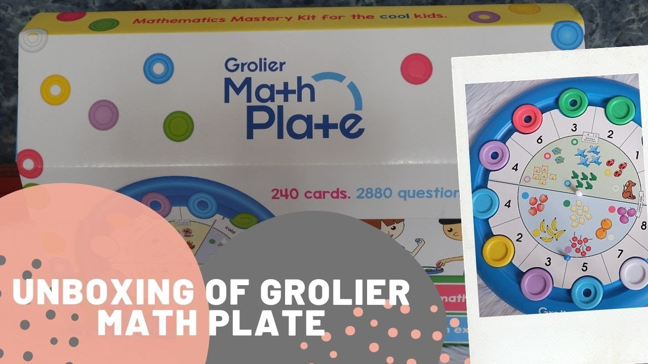 Unboxing of Grolier Math Plate | #mrsEnerodiaries - YouTube