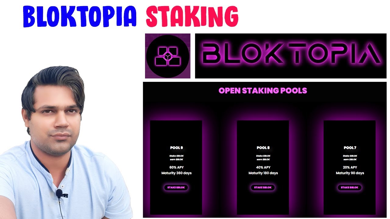 How To Stake Bloktopia ( BLOK ) Coins Using Metamask Wallet - YouTube