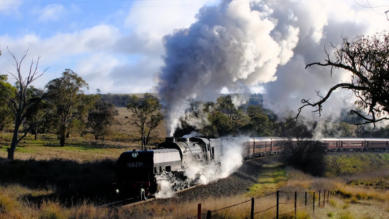Big Steam! Garratt 6029 Bathurst to Orange - Monday June 10th 2024 ...