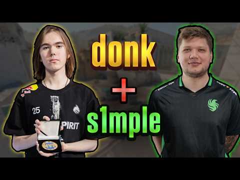 DONK drops 47 kills in HIGH ELO FACEIT with S1MPLE & BAZ! donk POV with COMMs (Dust 2)