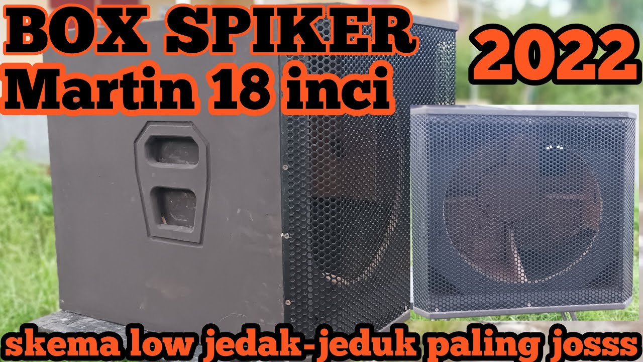 desain box spiker martin - YouTube