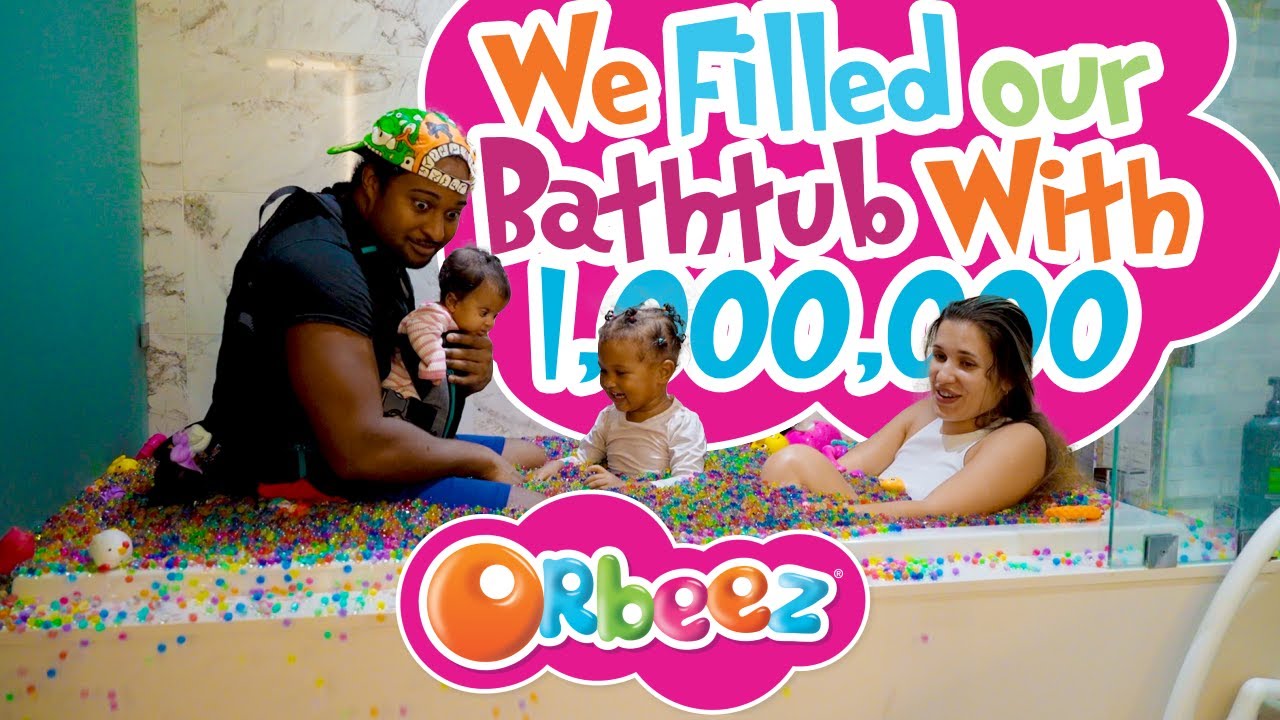 We Put 1,000,000 Orbeez Bathtub And Jumped in!! - YouTube