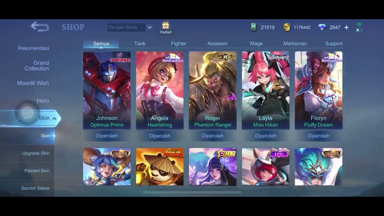 -FREE ACC MLBB | GORD LEGEND - YouTube