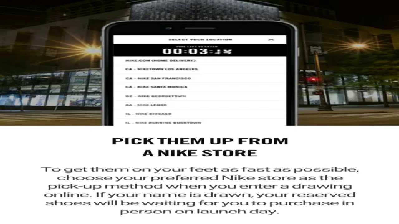 Nike.com New online raffling system - YouTube