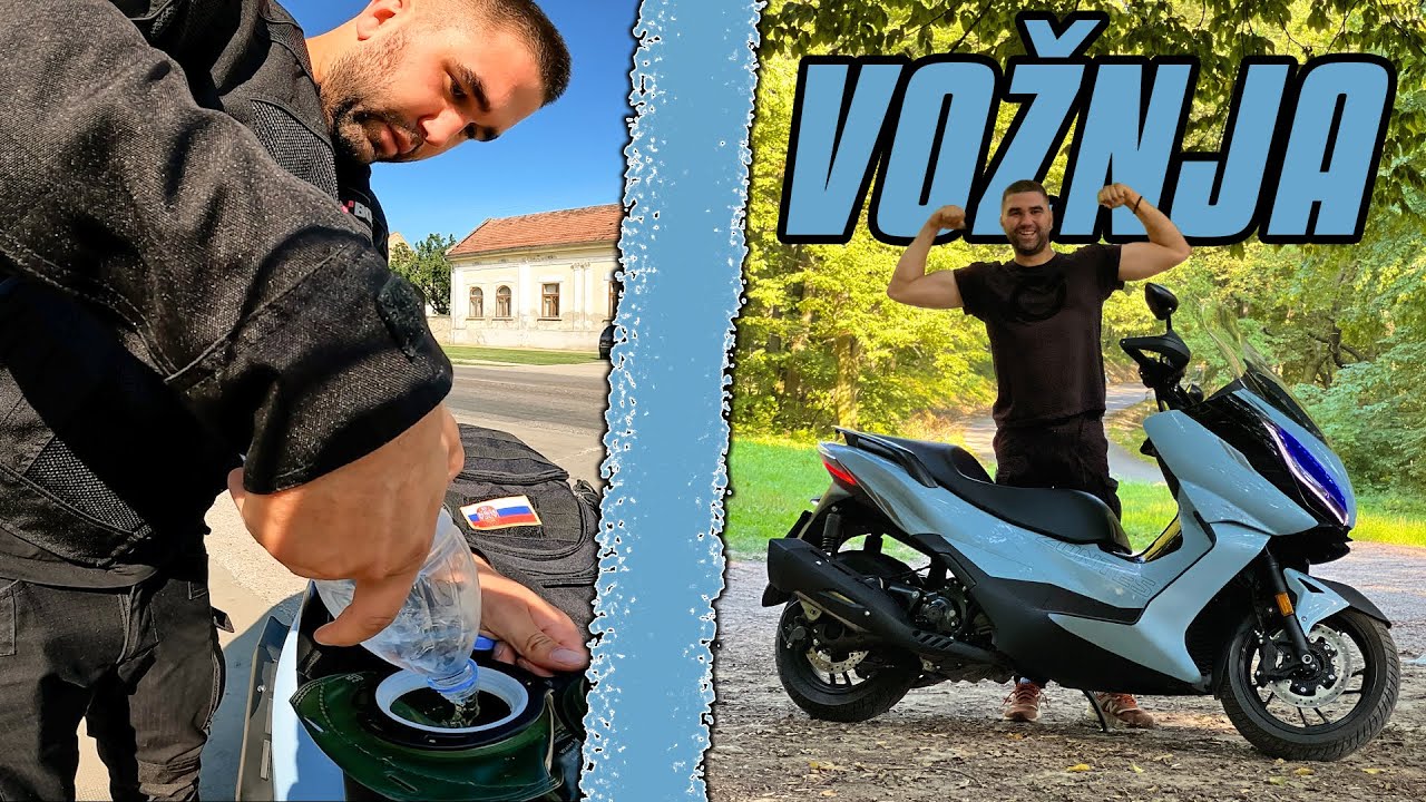 VOZIM MAXI SKUTER - DA LI OVO VALJA ILI JE MOTOR BOLJI IZBOR? - YouTube