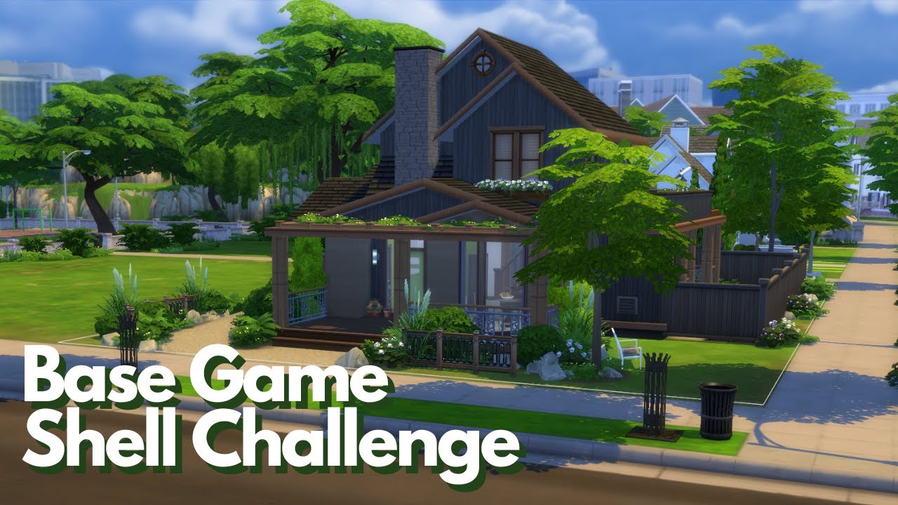 building using @Gryphi shell | Sims 4 | Speed Build | #Gryphiyeehaw ...