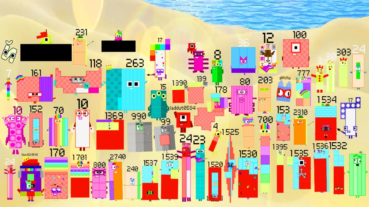 Numberblocks 36,034,560 My Version But Different Blocks yet again - YouTube