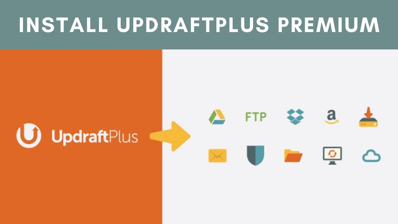 How To Install Updraftplus Premium Auto Backup For Wordpress Youtube