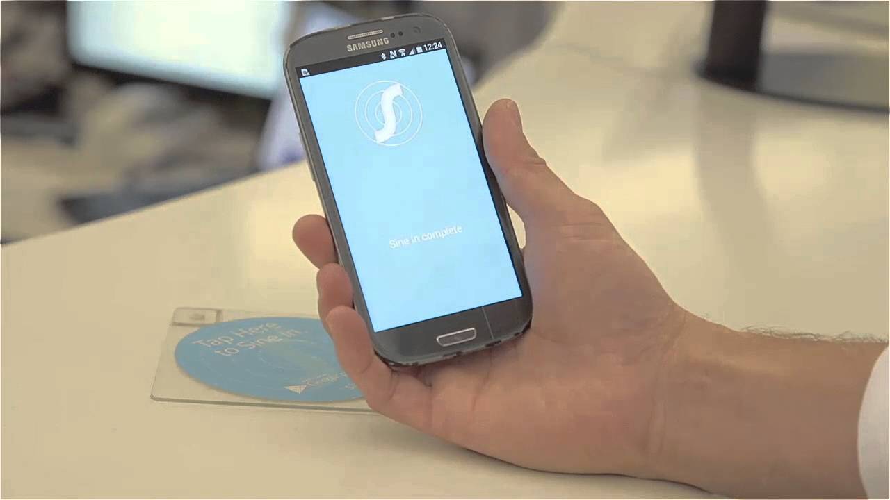 Sine NFC Check In. Visitor Management System - YouTube