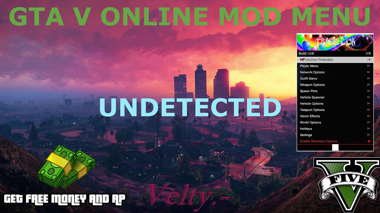 GTA V Online | 1.50 Mod Menu | Para&Level Hilesi | Isabella - YouTube