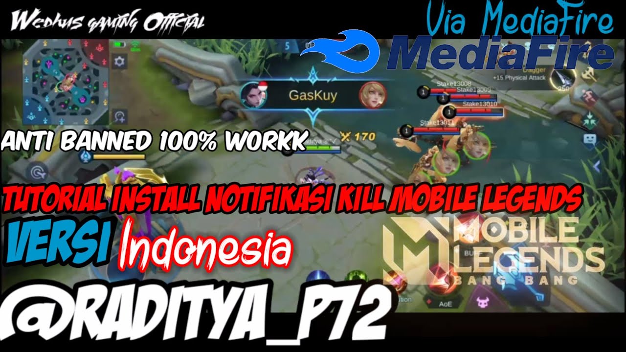Tutorial Install Notifikasi Kill Mobile Legends | Versi Indonesia - YouTube