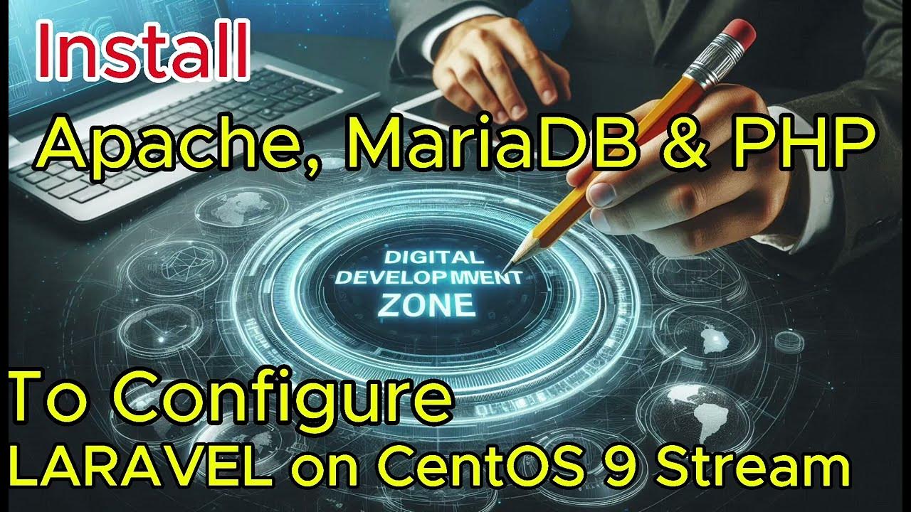 Easiest Way to install Apache, MariaDB & PHP to configure Laravel on Centos 9 Stream - YouTube