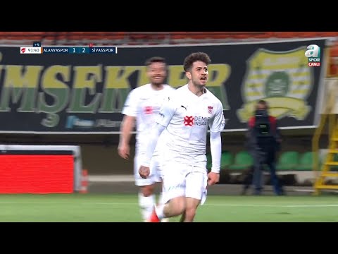 Sivasspor'un 2. Golü Kerem Atakan Kesgin (Alanyaspor 1-2 Sivasspor) ZTK Yarı Final
