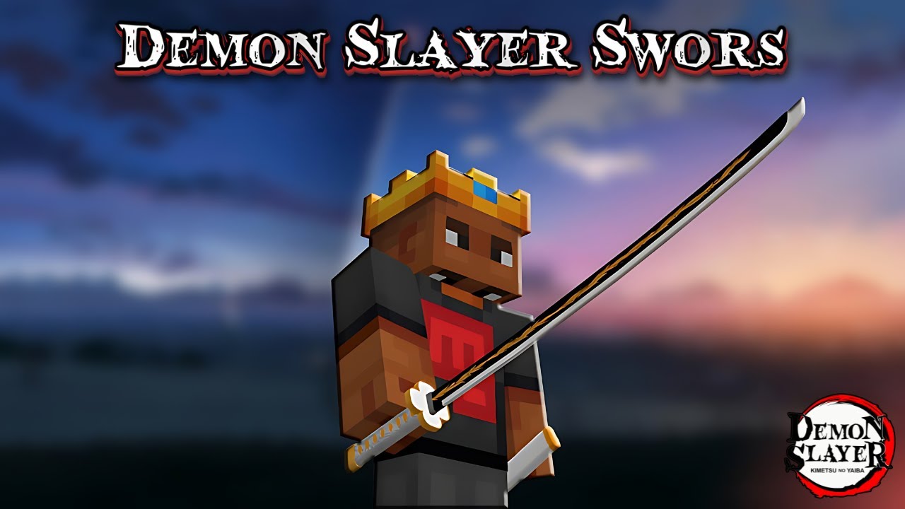 Demon Slayer Sword Texture Pack for MCPE. - YouTube