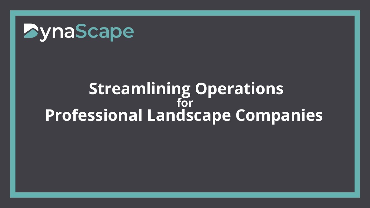 DynaScape Software - Streamlining Operations for Professional Landscape ...