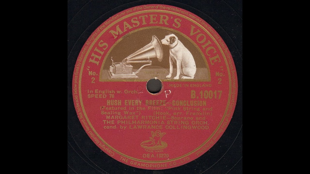 Margaret Ritchie - 5 HMV 78rpm recordings 1948-1949 - YouTube