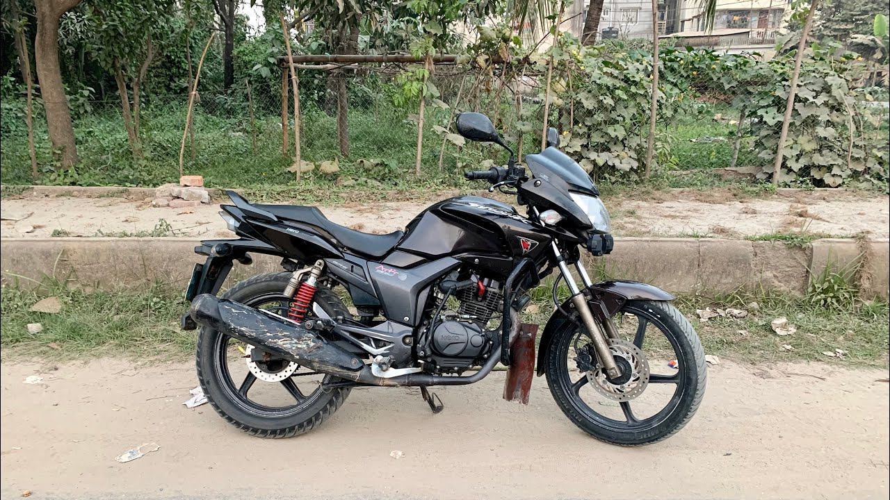 Hero Hunk Double Disc bike ta kmn ? - YouTube